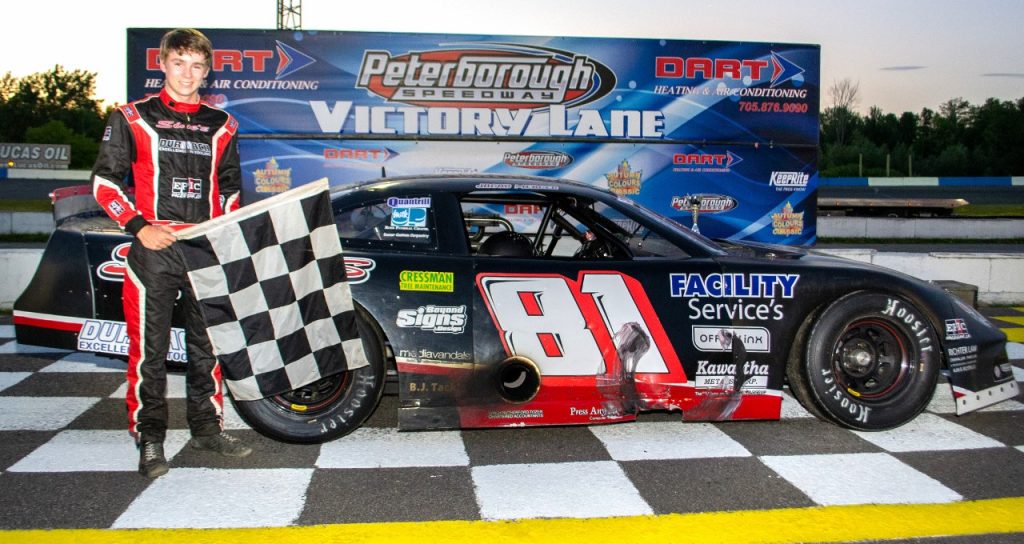 Jacob Mercer Scores his First Career Peterborough Speedway Late Model ...